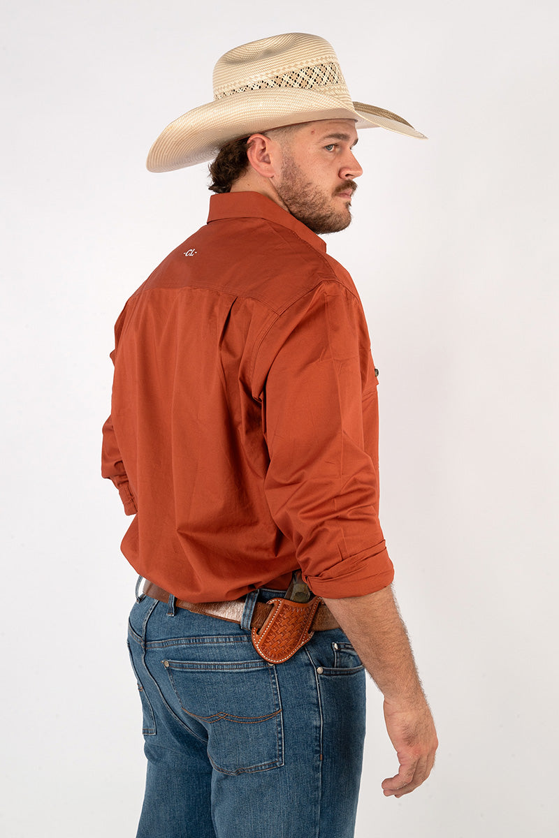 The Cattleman's Work Shirt - Copper – COUNTRY LABELLED